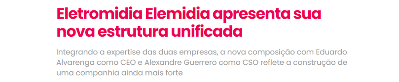 A Nova Eletromidia